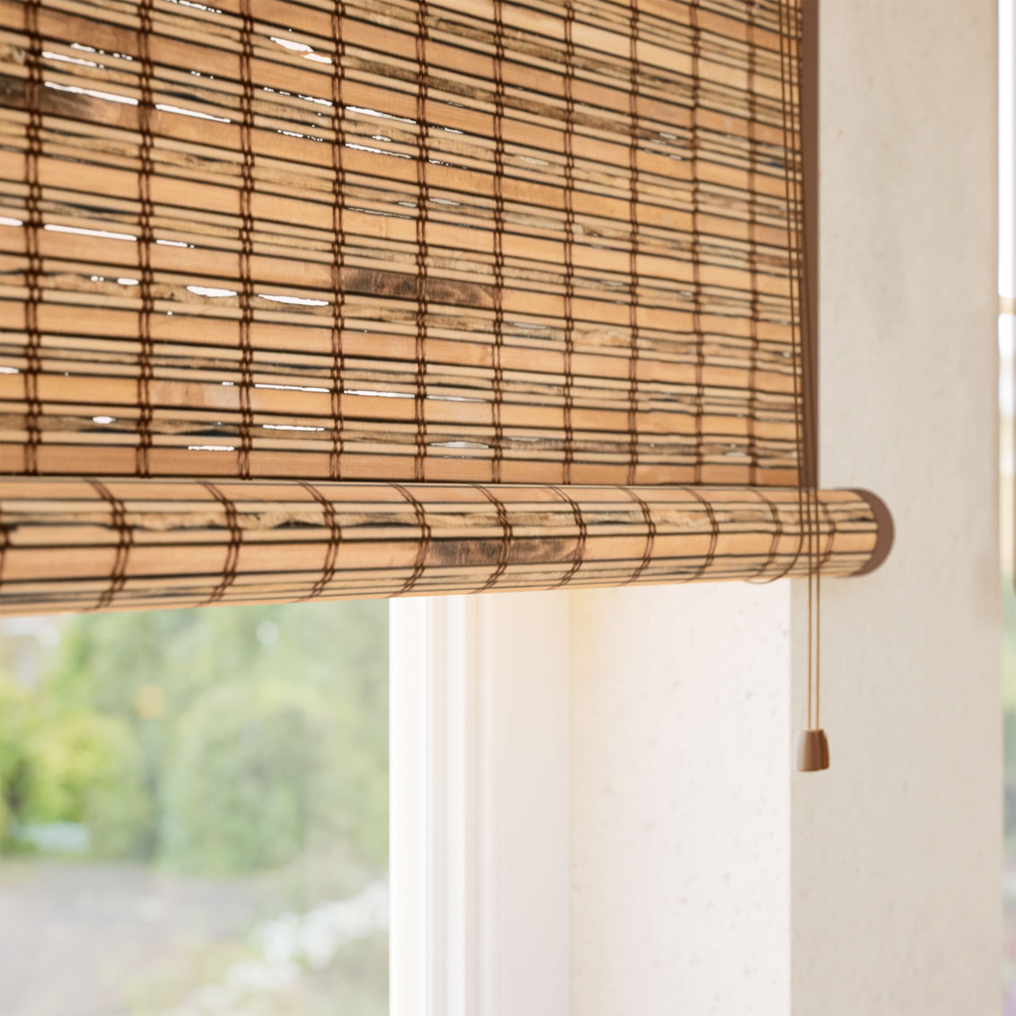 Loreto Walnut & Demerara Roll Up Blind