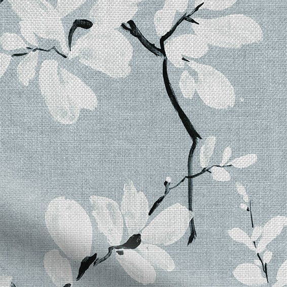 Madelyn Linen Blue Mist Roman Blind