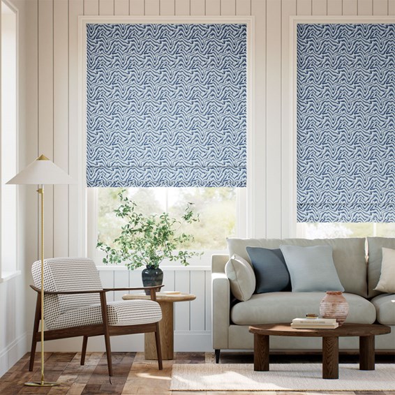 Malachite Pacific Roman Blind