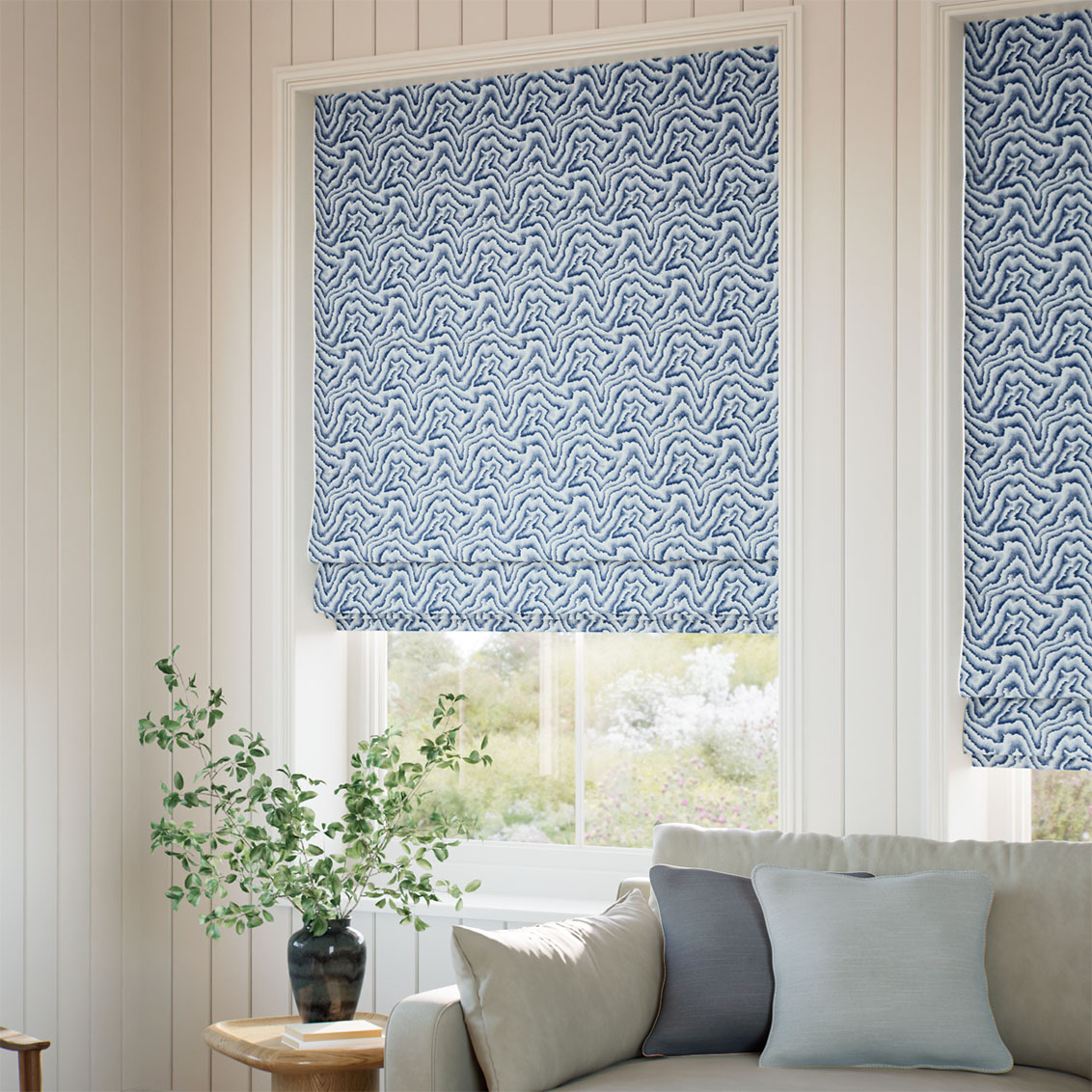 Malachite Pacific Roman Blind