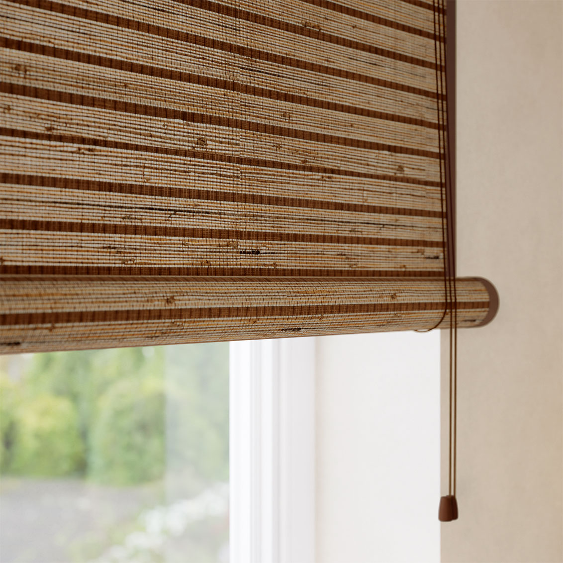 Manila Cedar & Demerara Roll Up Blind