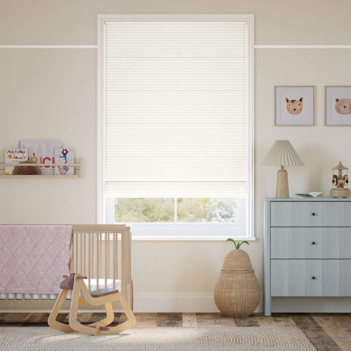 Marieta Ivory Roman Blind