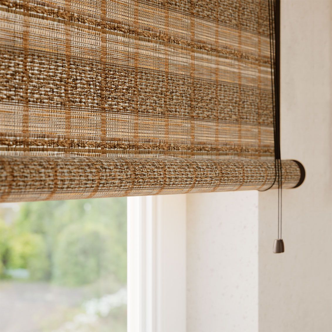 Marius Chestnut & Acorn Roll Up Blind