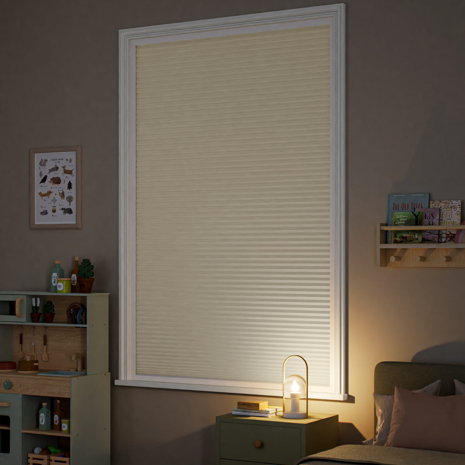 MaxShade Complete Blackout Parchment Thermal Blind