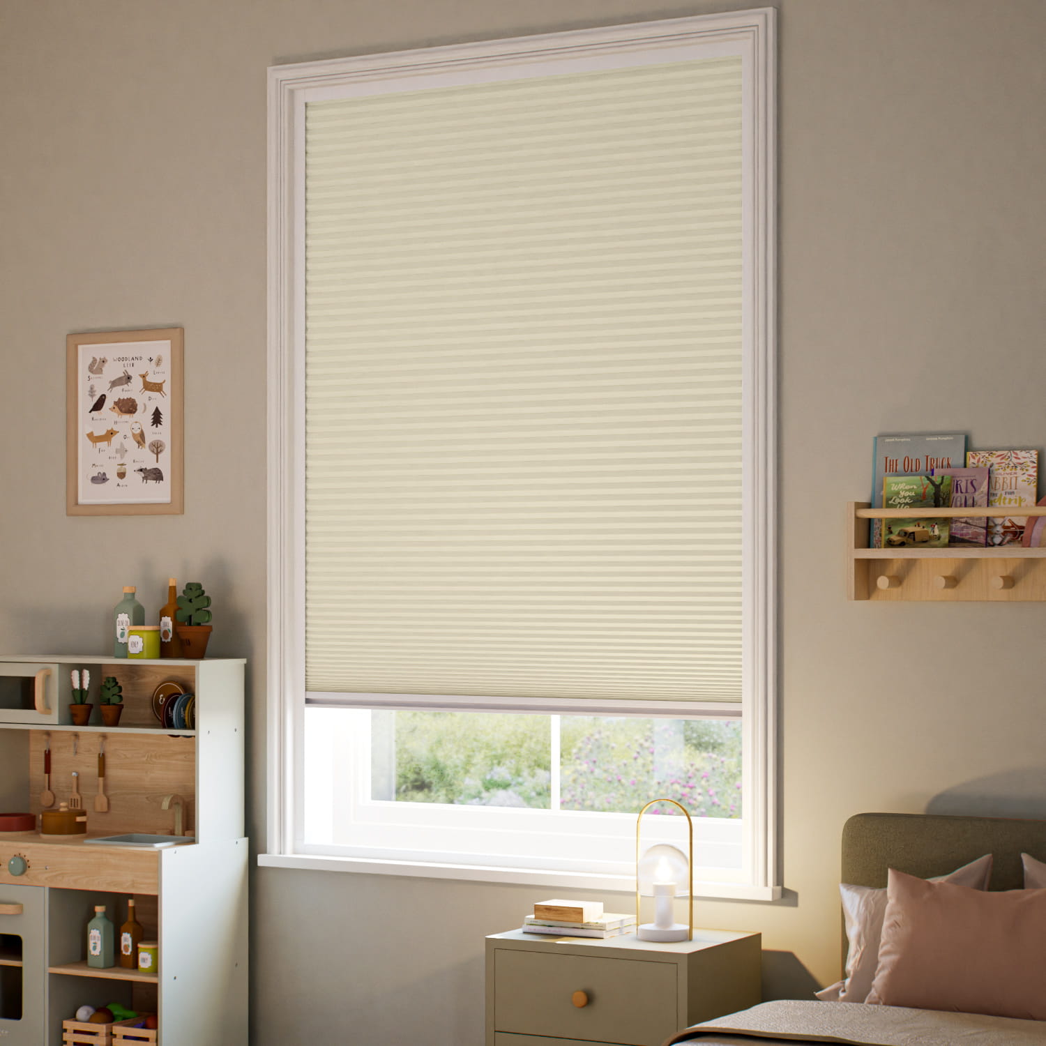 MaxShade Complete Blackout Parchment Thermal Blind