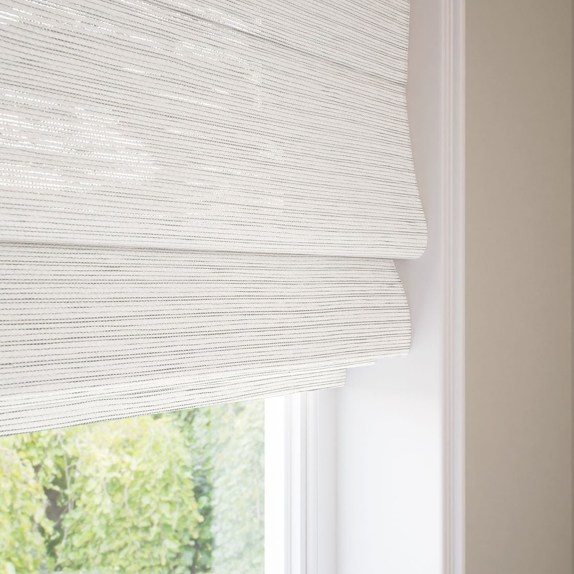 Mendoza Ivory Roman Blind