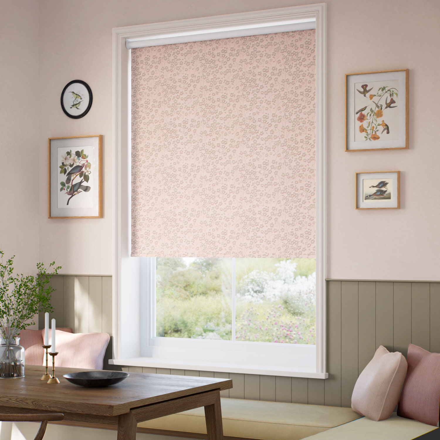 Mitsi Shadow Blush Roller Blind