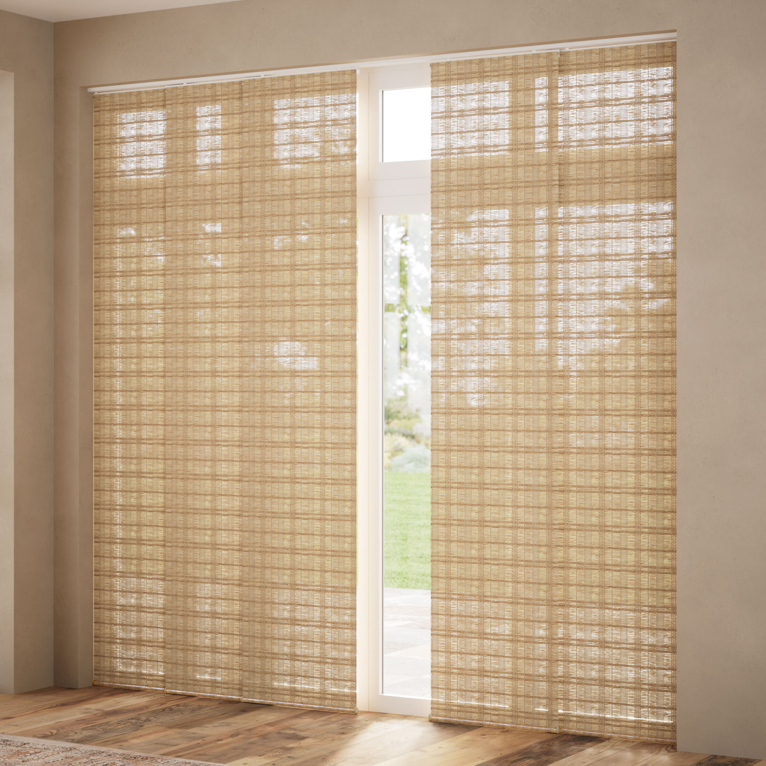 Moreno Oak Panel Blind