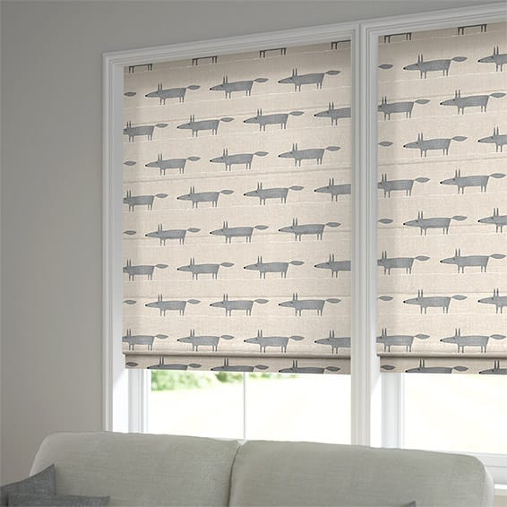 Mr Fox Mini Neutral Roman Blind