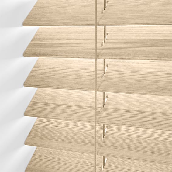 Natural Pine Faux Wood Blind - 50mm Slat
