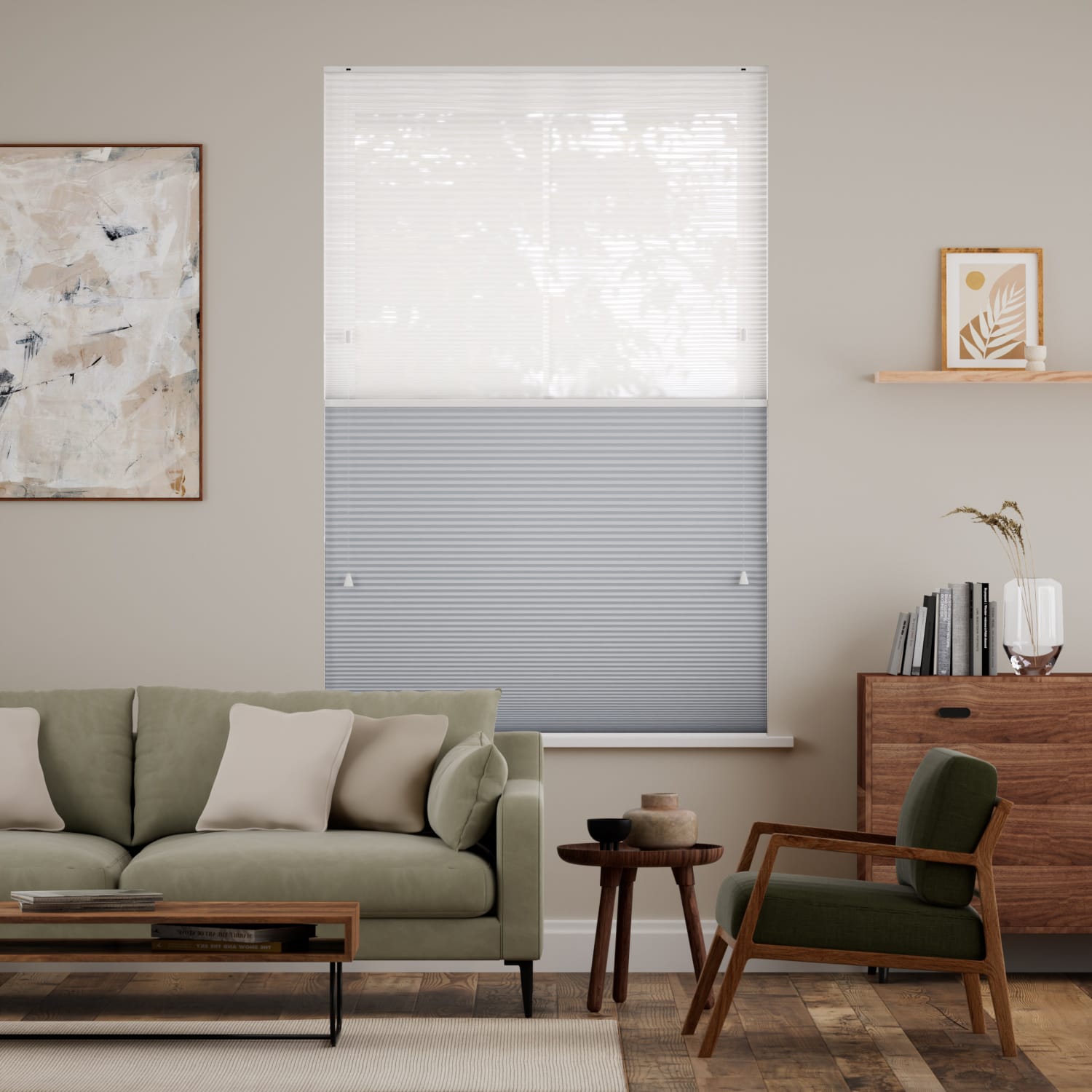 Night & Day Duo Voile Sky Thermal Blind