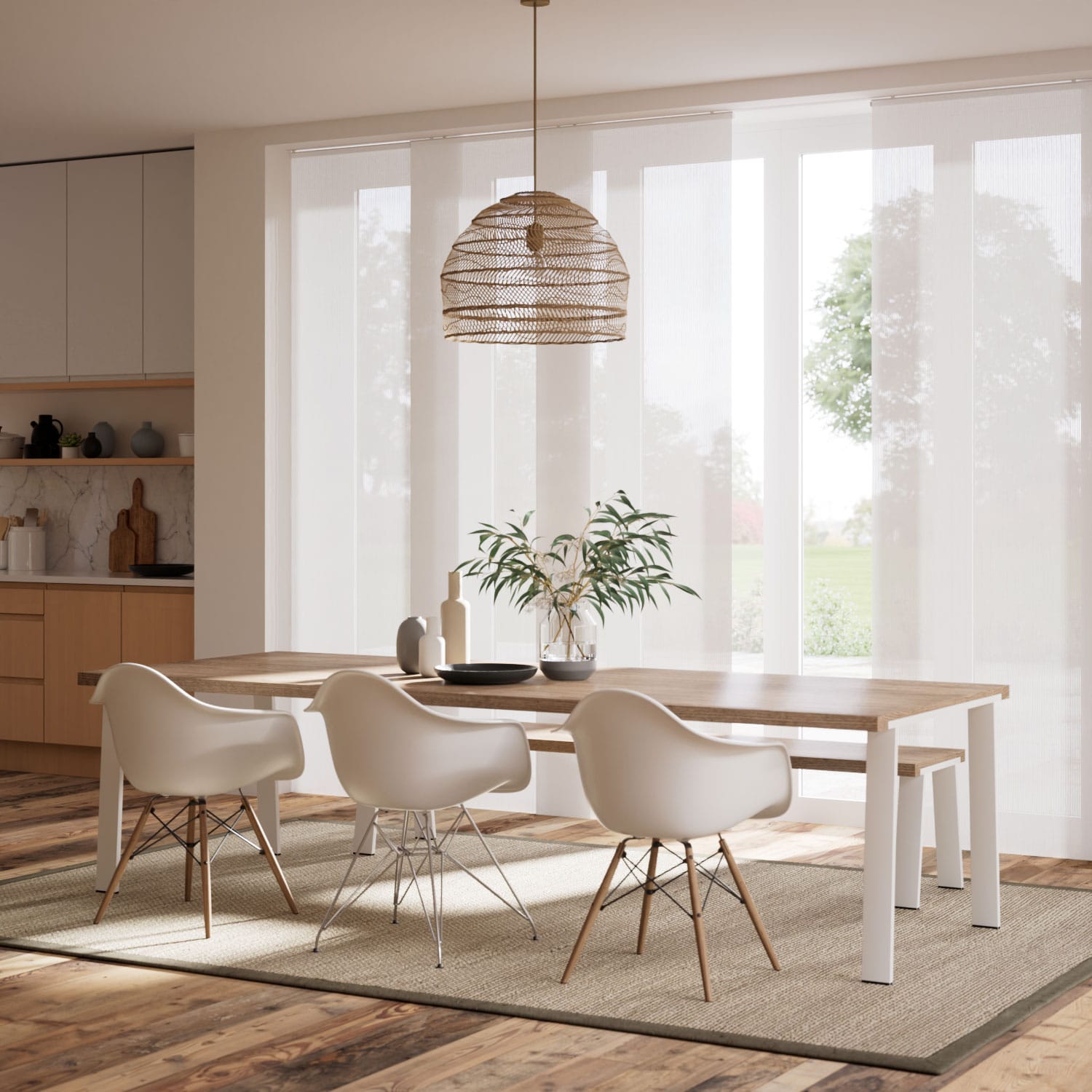 Oculus Pure White Panel Blind