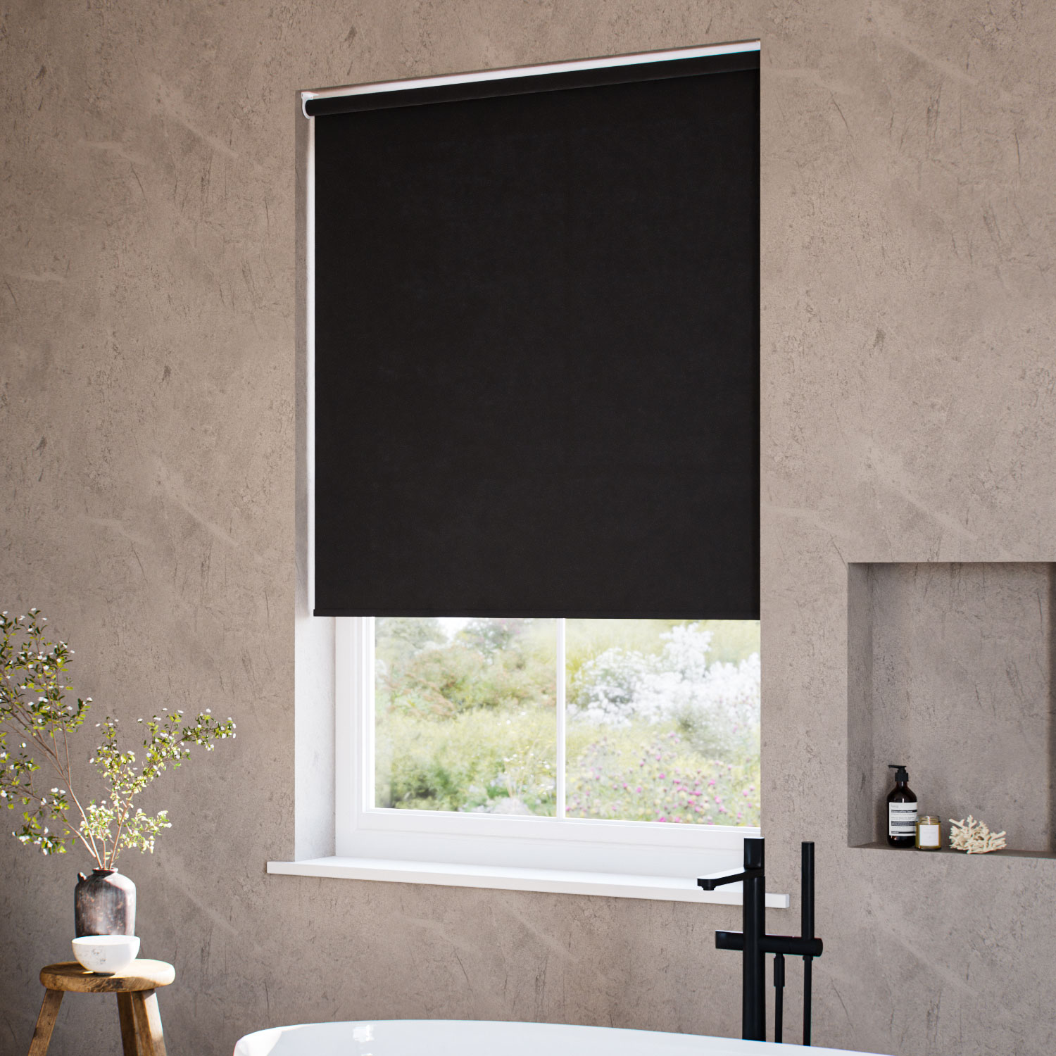 Notion Midnight Black Roller Blind