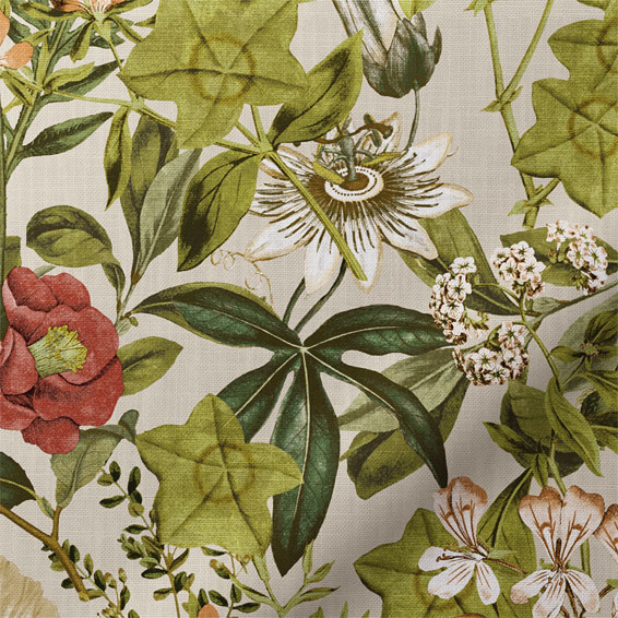 Passiflora Stone Peach Roller Blind