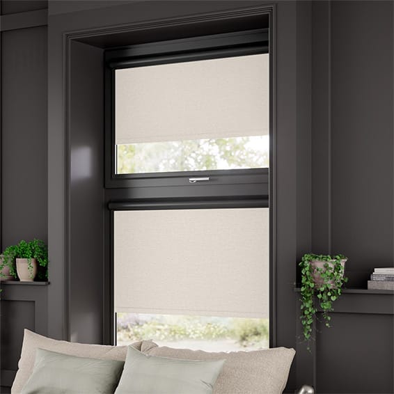 PerfectFIT Chromium Thermal Blackout Putty Roller Blind