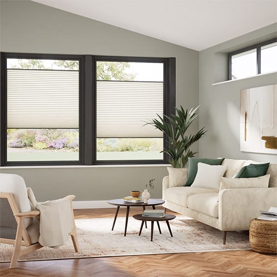 PerfectFIT DuoLight Strie Limestone Thermal Blind