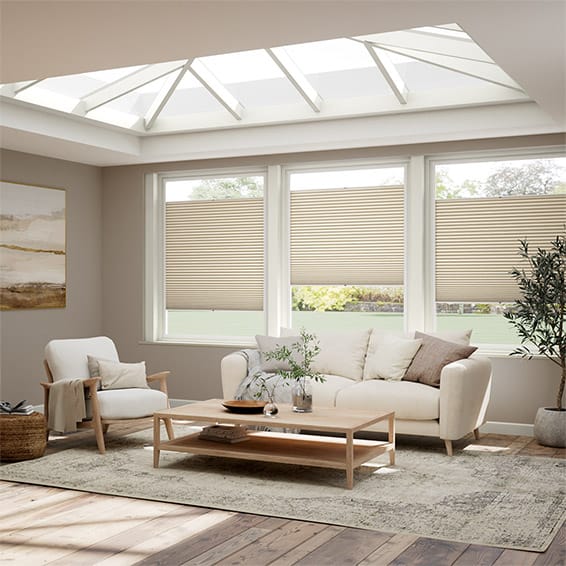 PerfectFIT DuoShade Terrazzo Sandstone Thermal Blind