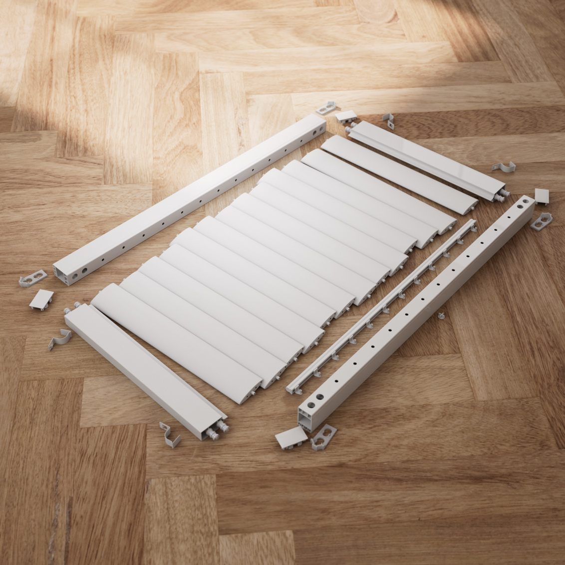 PerfectFIT-KIT Cool White Shutter Blind