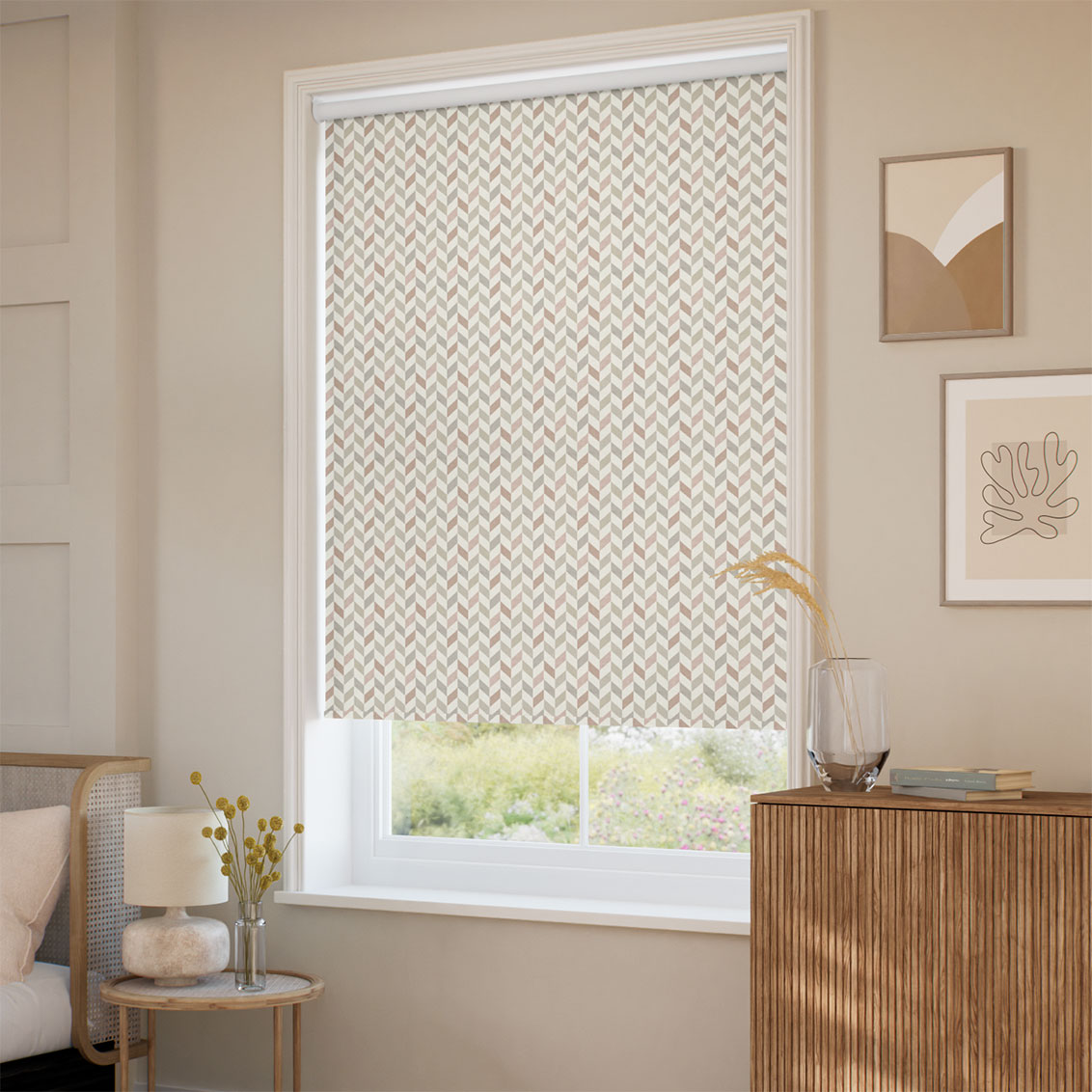 Phoenix Blush Roller Blind