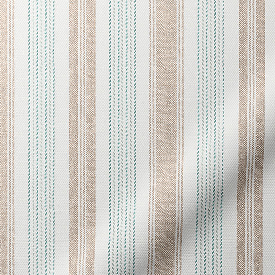 Regatta Stripe Neutral Roman Blind