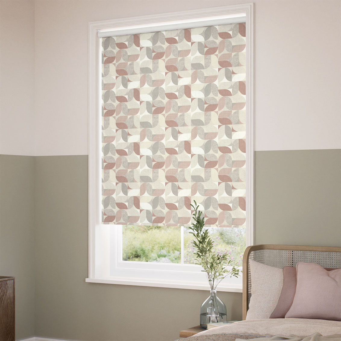 Reno Blush Roller Blind