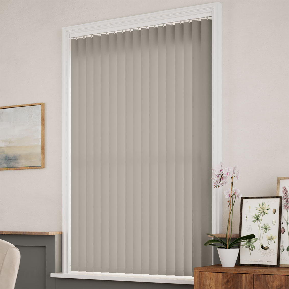Sevilla Moonstone Vertical Blind