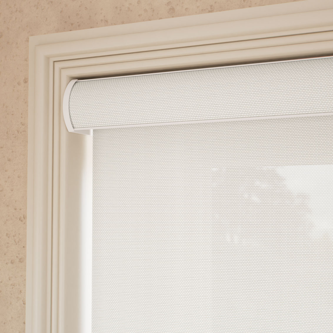 Soft Raise Oculus Pearl Roller Blind