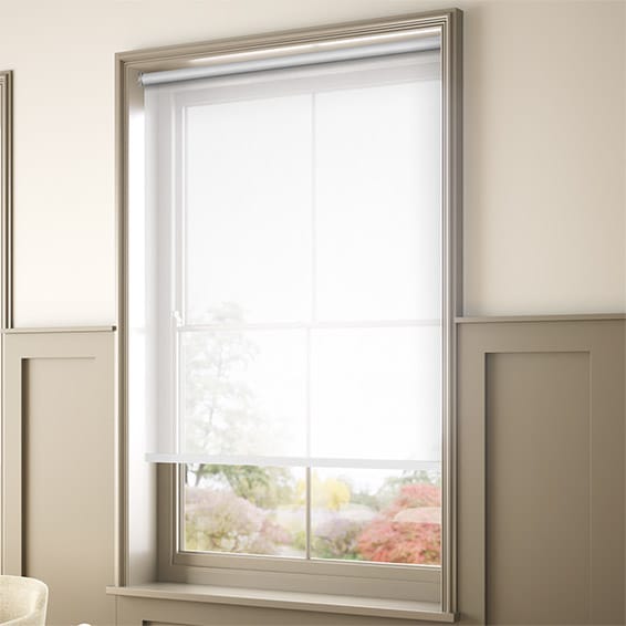 Solana White Roller Blind