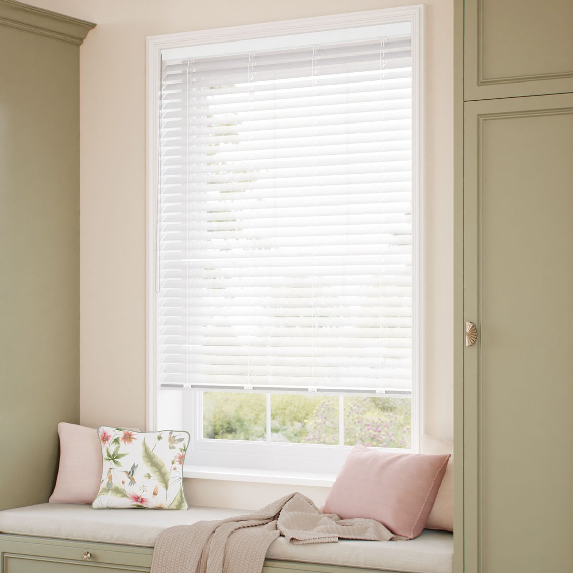 Soul Bone White Venetian Blind - 50mm Slat