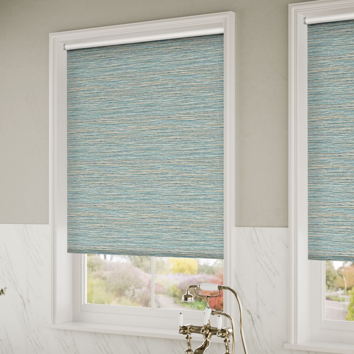 Splash Blackout Affinity Azurite Roller Blind