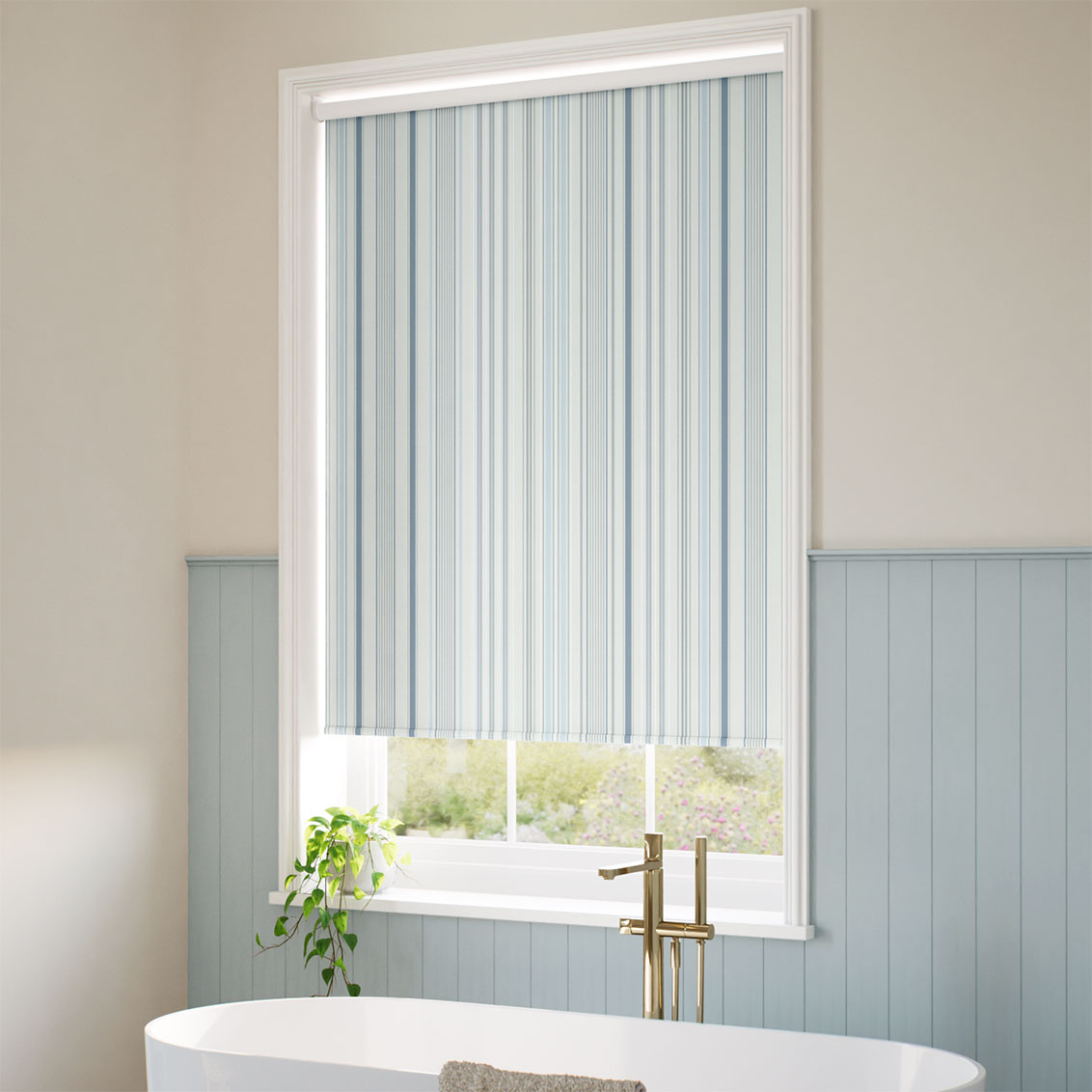 Splash Blackout Eden Denim Roller Blind