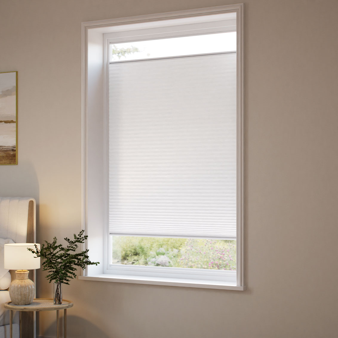 Stick On DuoShade Chalk Thermal Blind