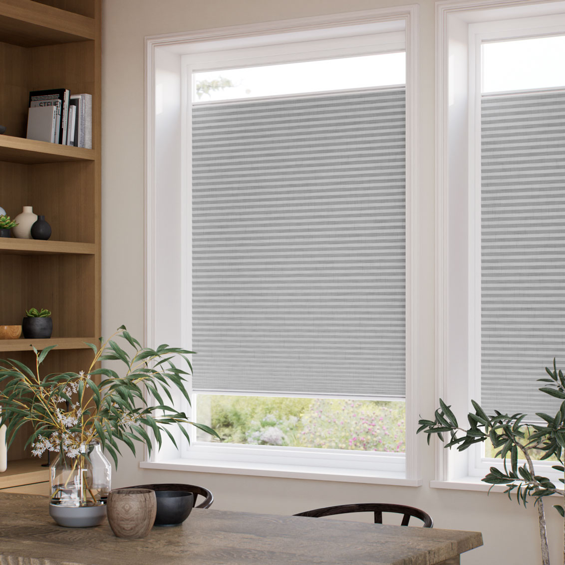 Stick On DuoShade Crackle Fog Thermal Blind