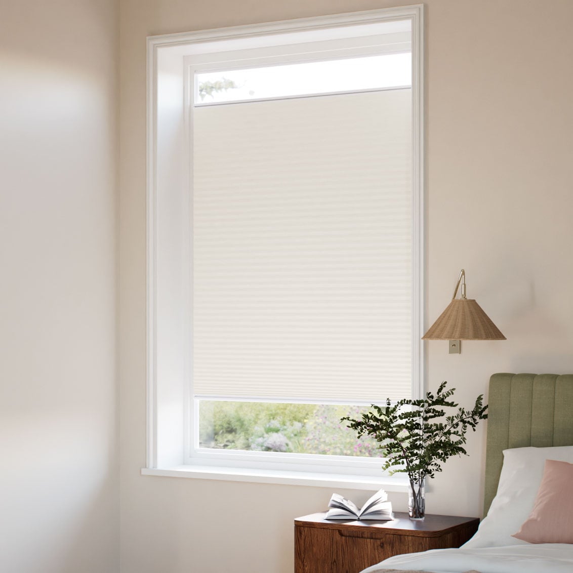 Stick On DuoShade Ivory Thermal Blind