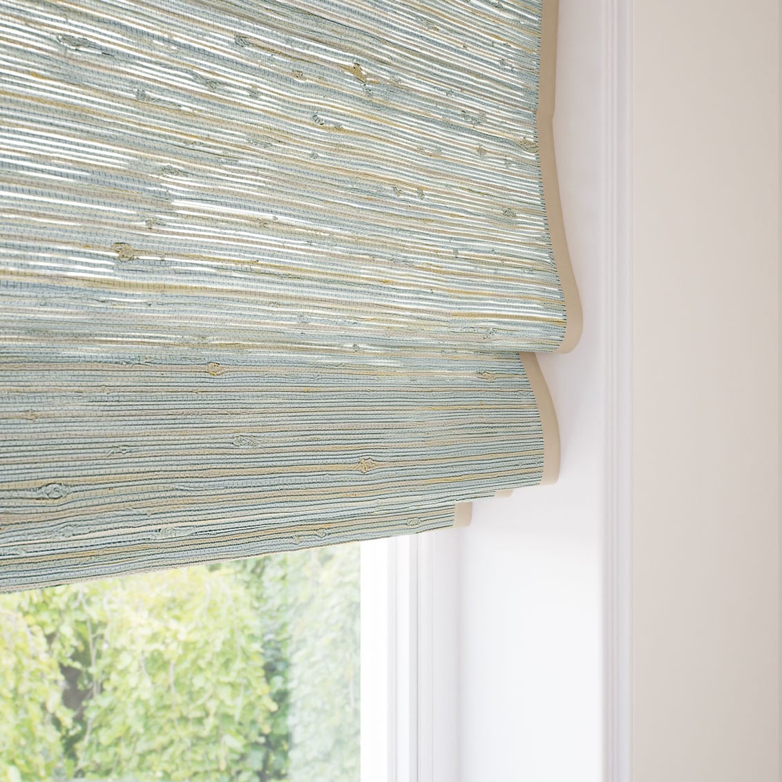 Talara Driftwood & Tan Roman Blind