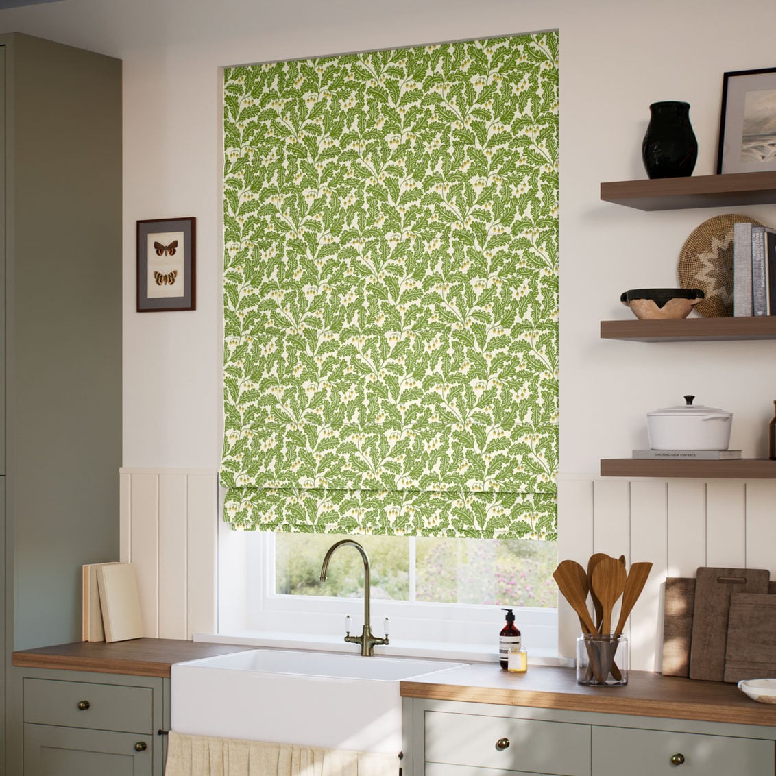 The Acorn Tree Forest Roman Blind