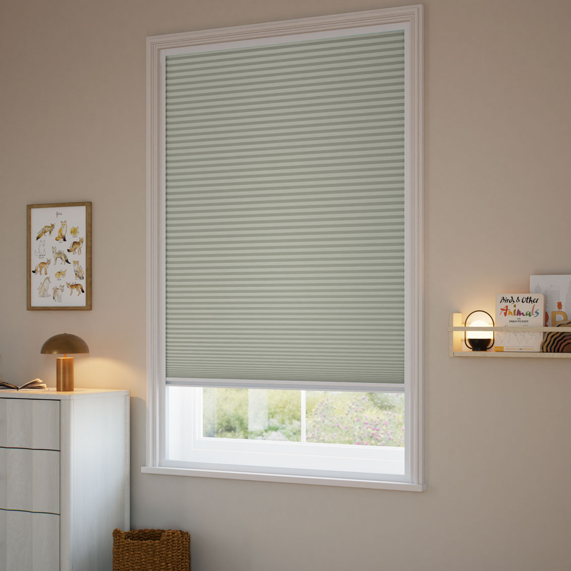 TotalShade Complete Blackout Sage Thermal Blind