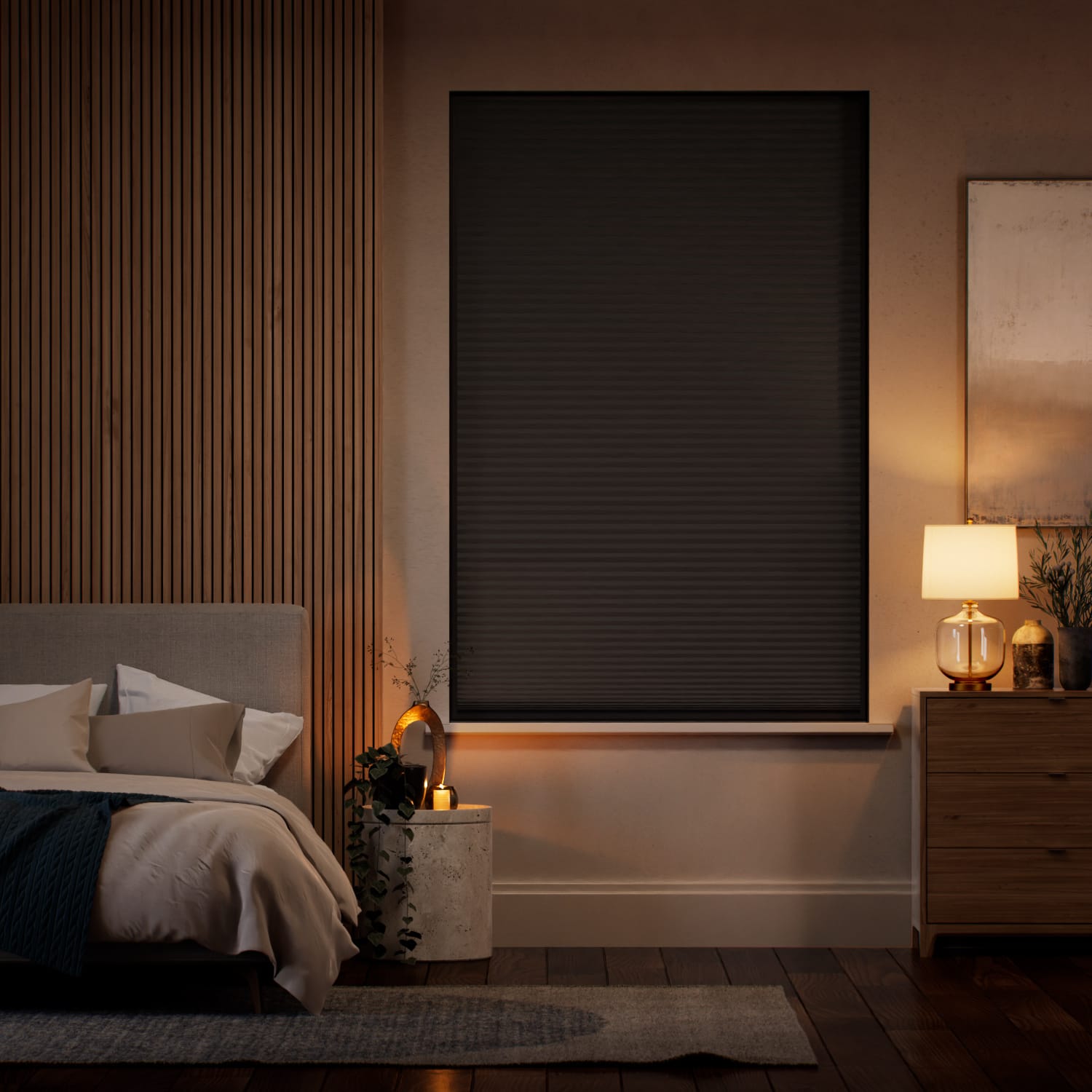 TotalShade Complete Blackout Charcoal Thermal Blind