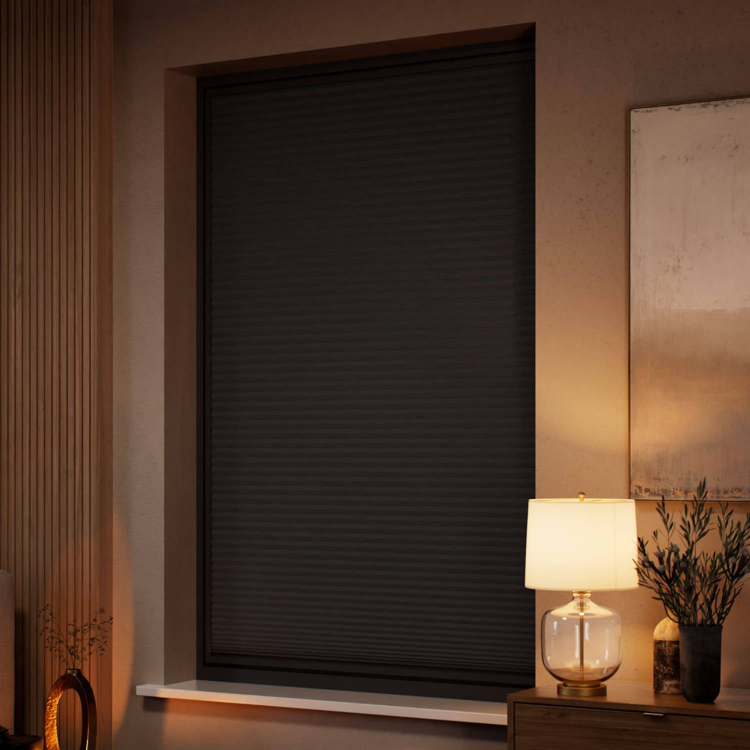 TotalShade Complete Blackout Charcoal Thermal Blind