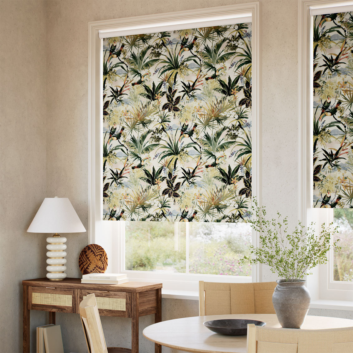 Toucan Velvet Jungle Roller Blind