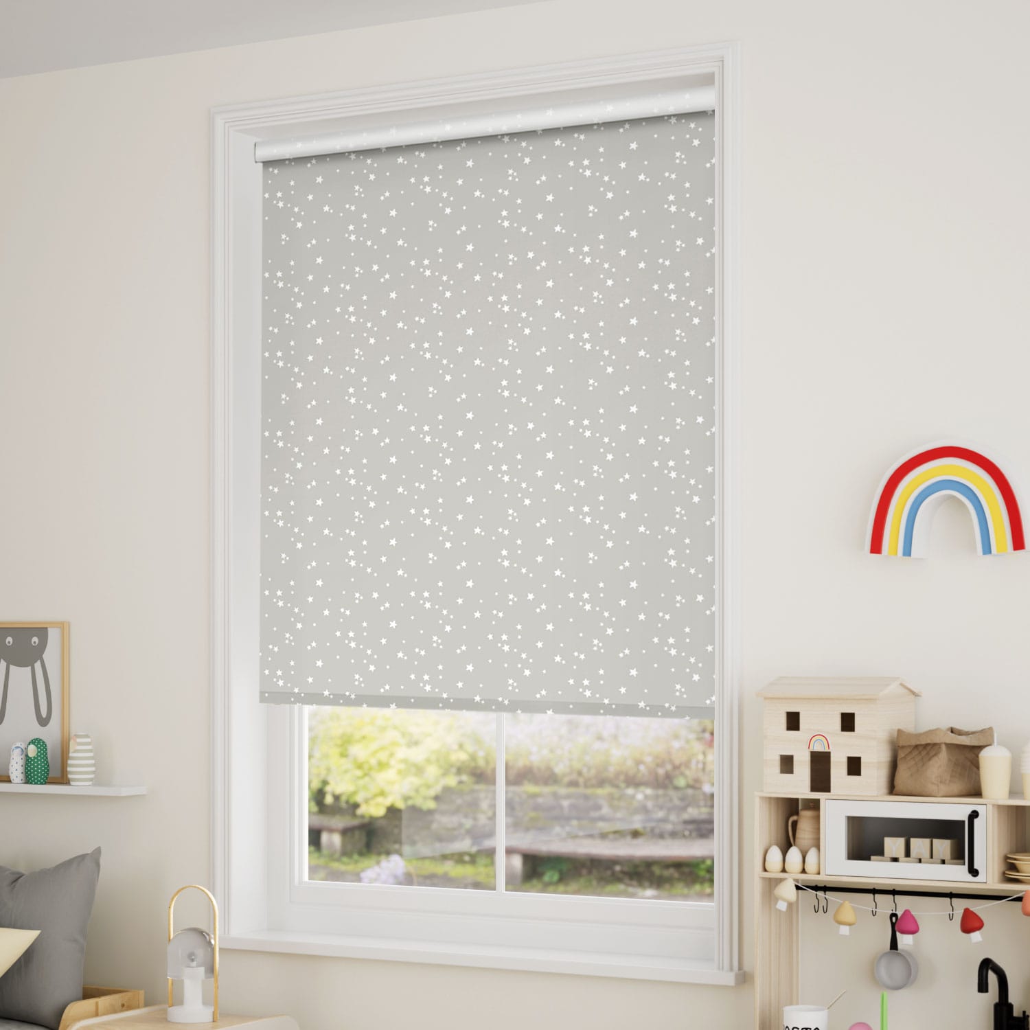 Twinkling Stars Blackout Cloud Roller Blind | Blinds 2go™