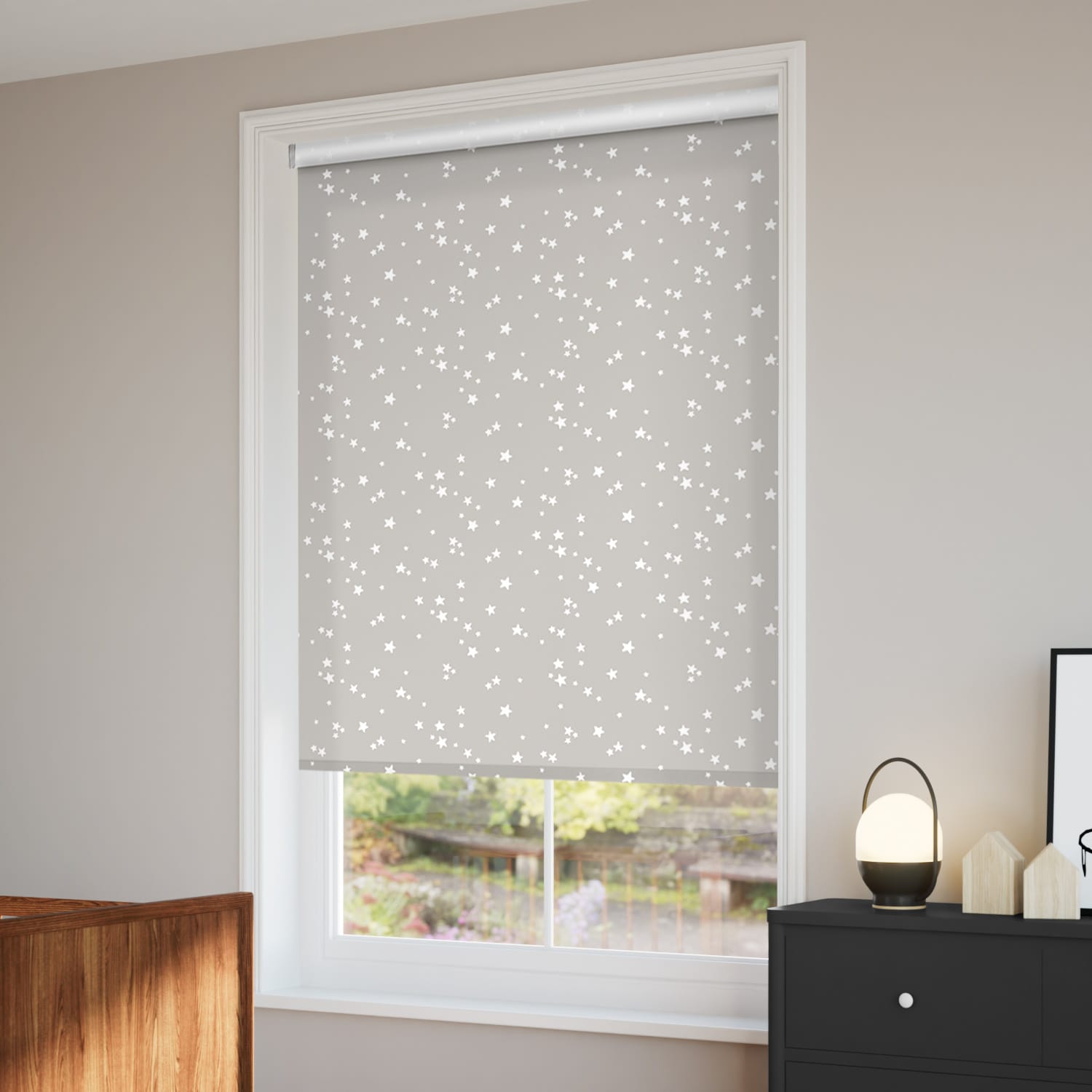 Twist2Go Twinkling Stars Blackout Cloud Roller Blind