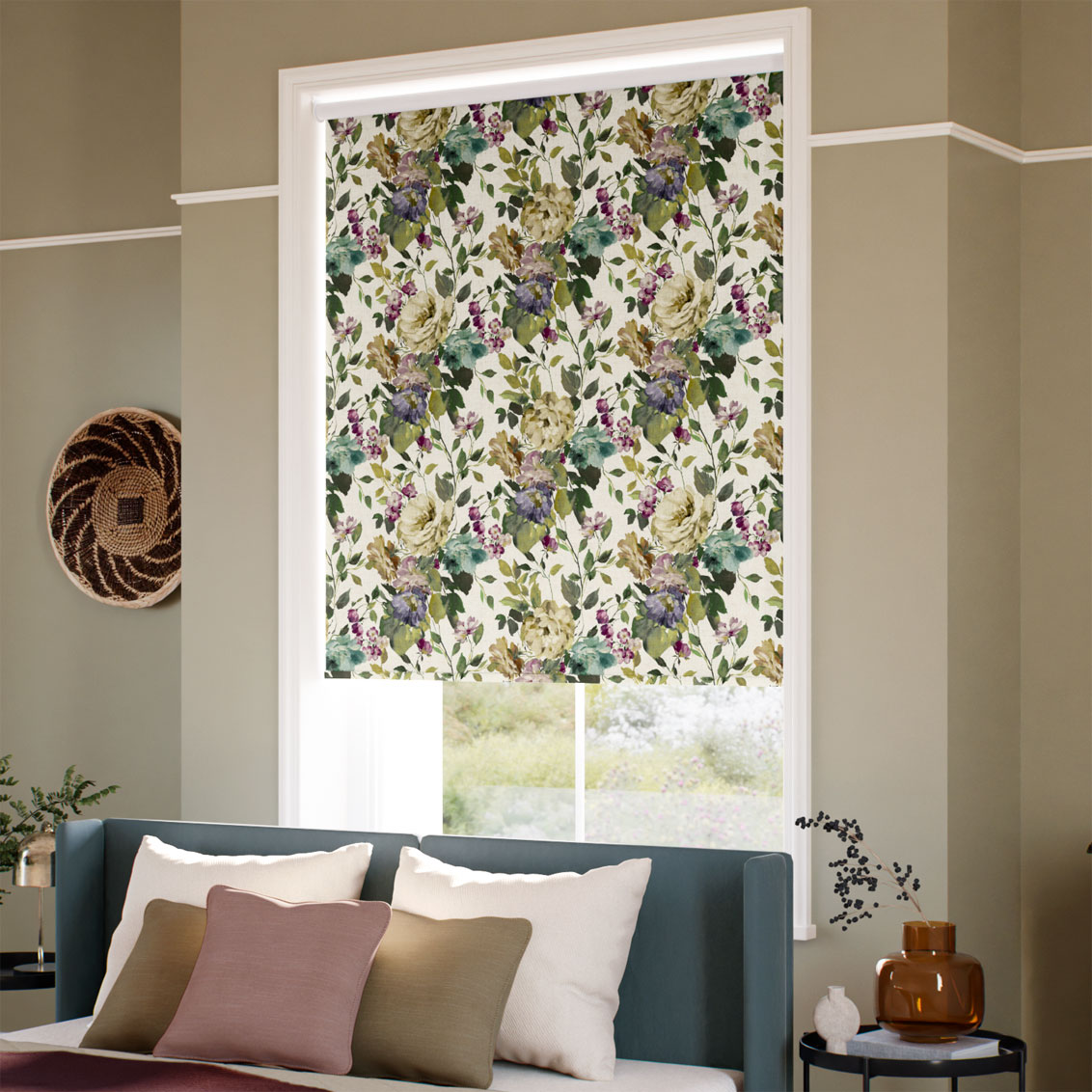 Twist2Go Bloom Mulberry Roller Blind