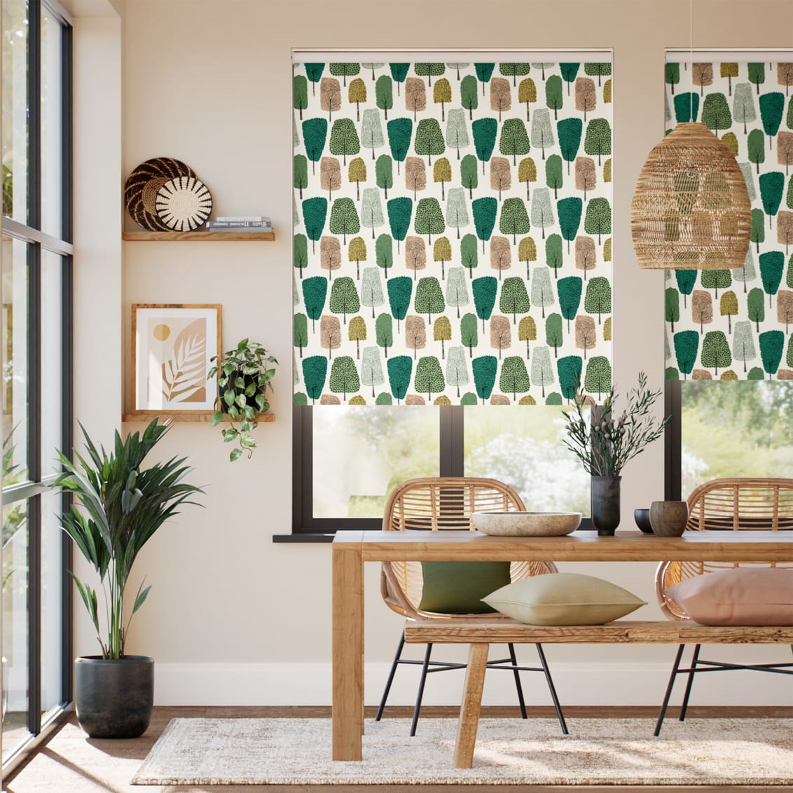 Twist2Go Cedar Forest Roller Blind