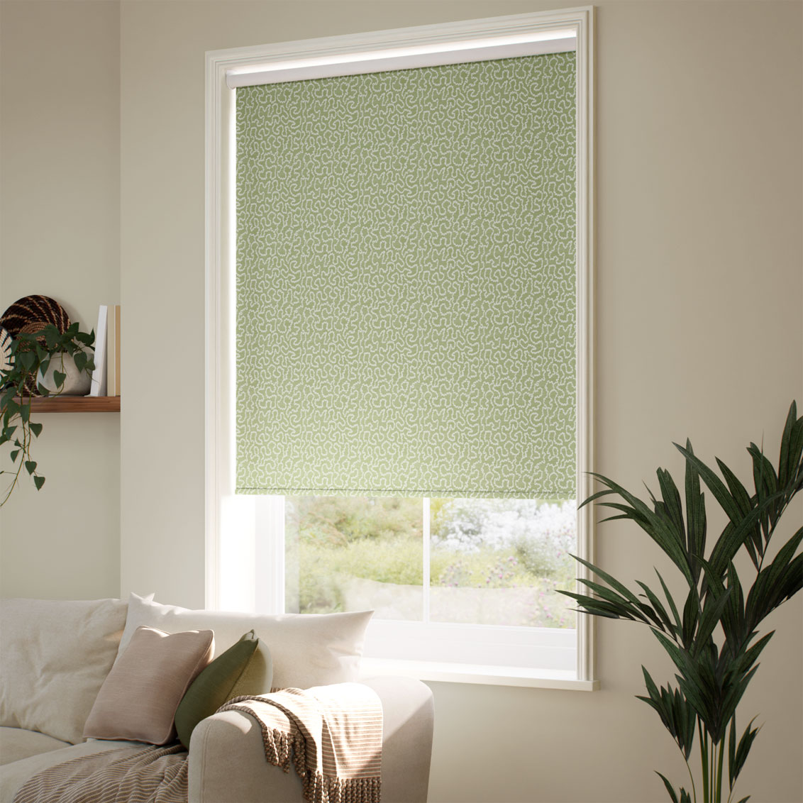 Twist2Go Choices Carina Jacquard Apple Roller Blind