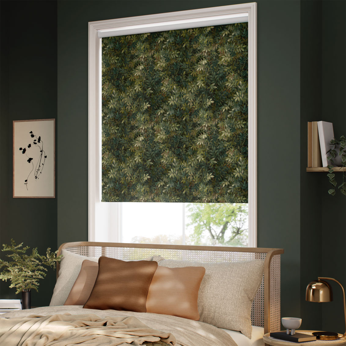 Twist2Go Congo Velvet Amber Roller Blind