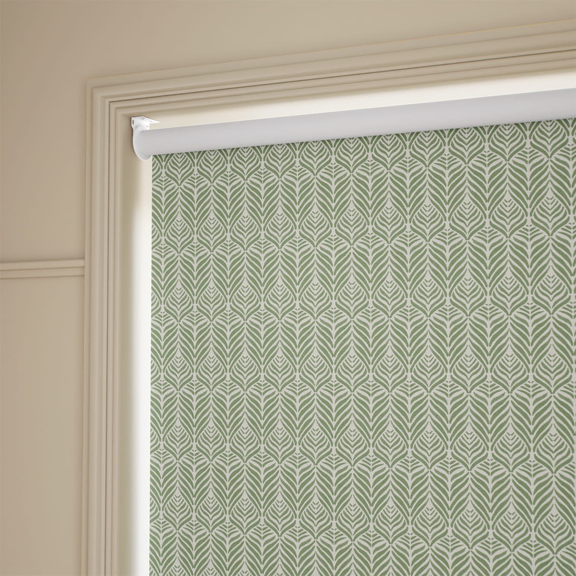 Twist2Go Quill Feather Sage Roller Blind