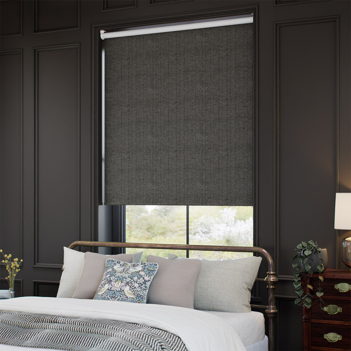 Twist2Go Choices Rydal Graphite Roller Blind