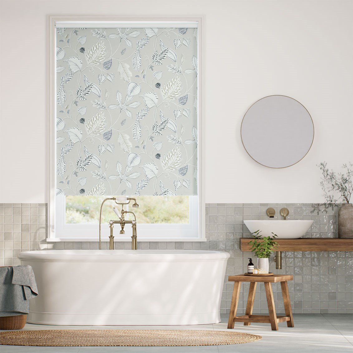 Twist2Go Splash Blackout Flavia Stone Roller Blind