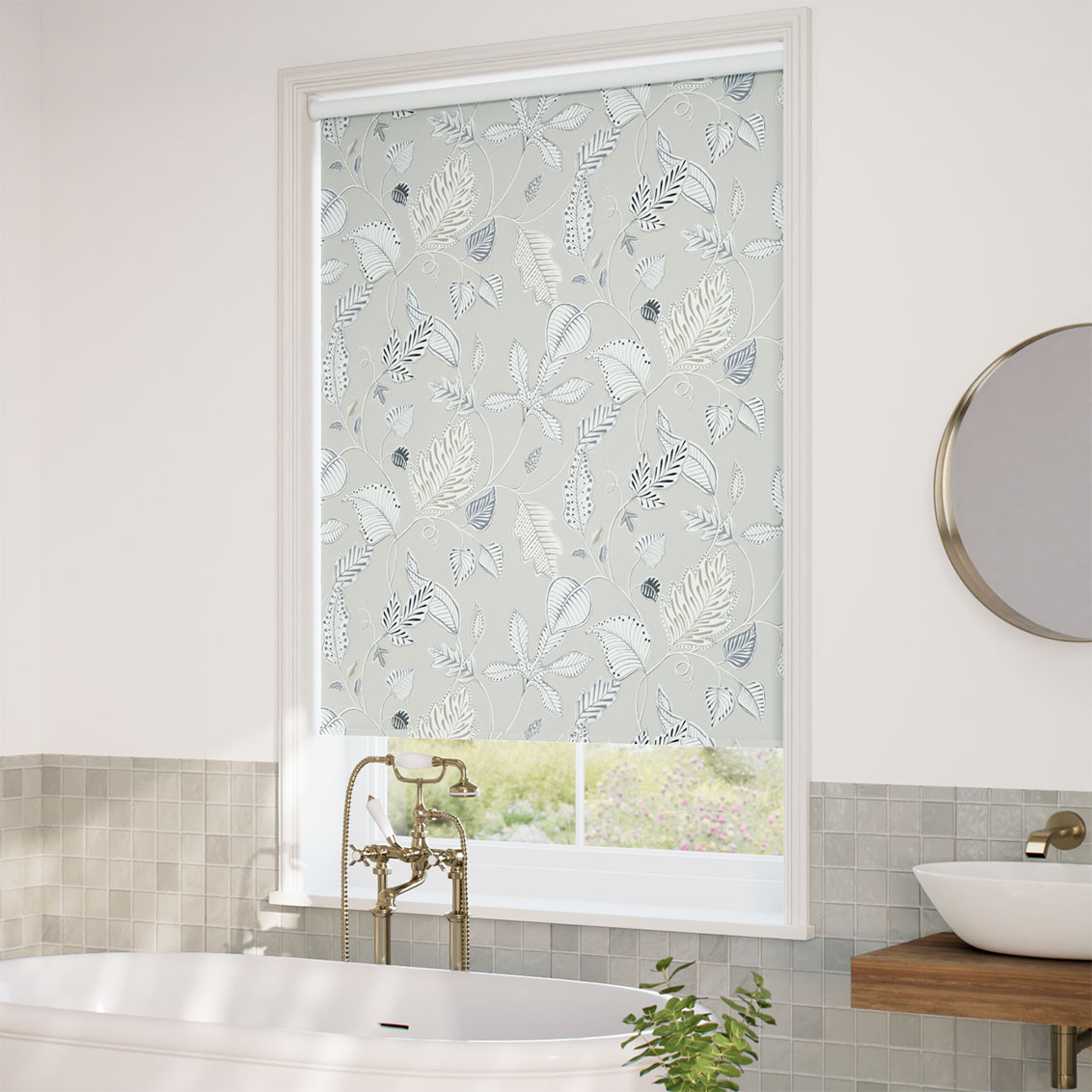 Twist2Go Splash Blackout Flavia Stone Roller Blind